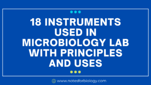18 Instruments Used in Microbiology Lab
