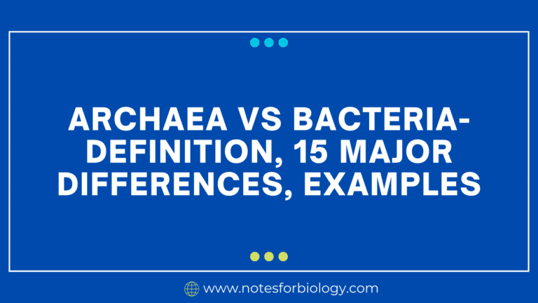 Archaea and Bacteria