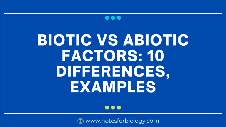 Biotic Vs Abiotic Factors 10 Differences Examples
