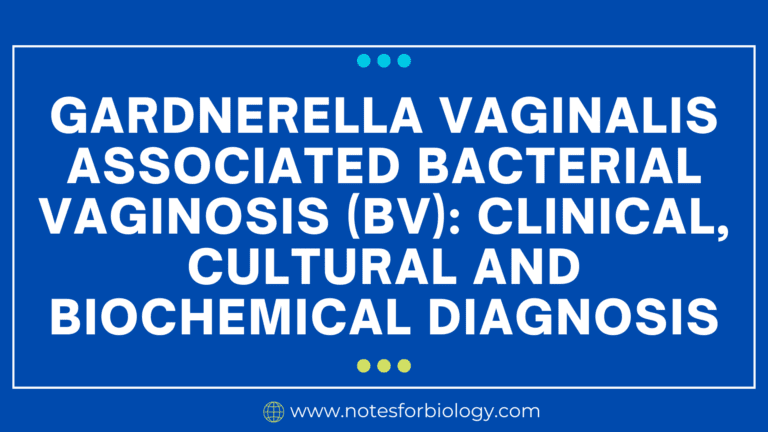 Gardnerella vaginalis associated Bacterial Vaginosis (BV)