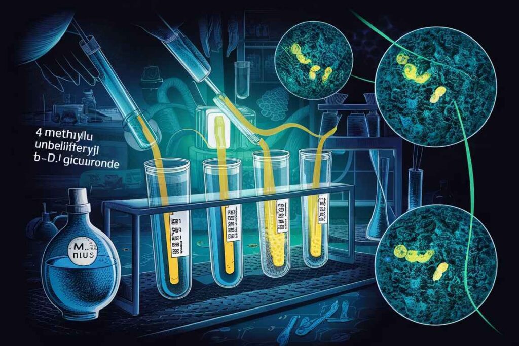 4-Methylumbelliferyl-β-D-Glucuronide Test