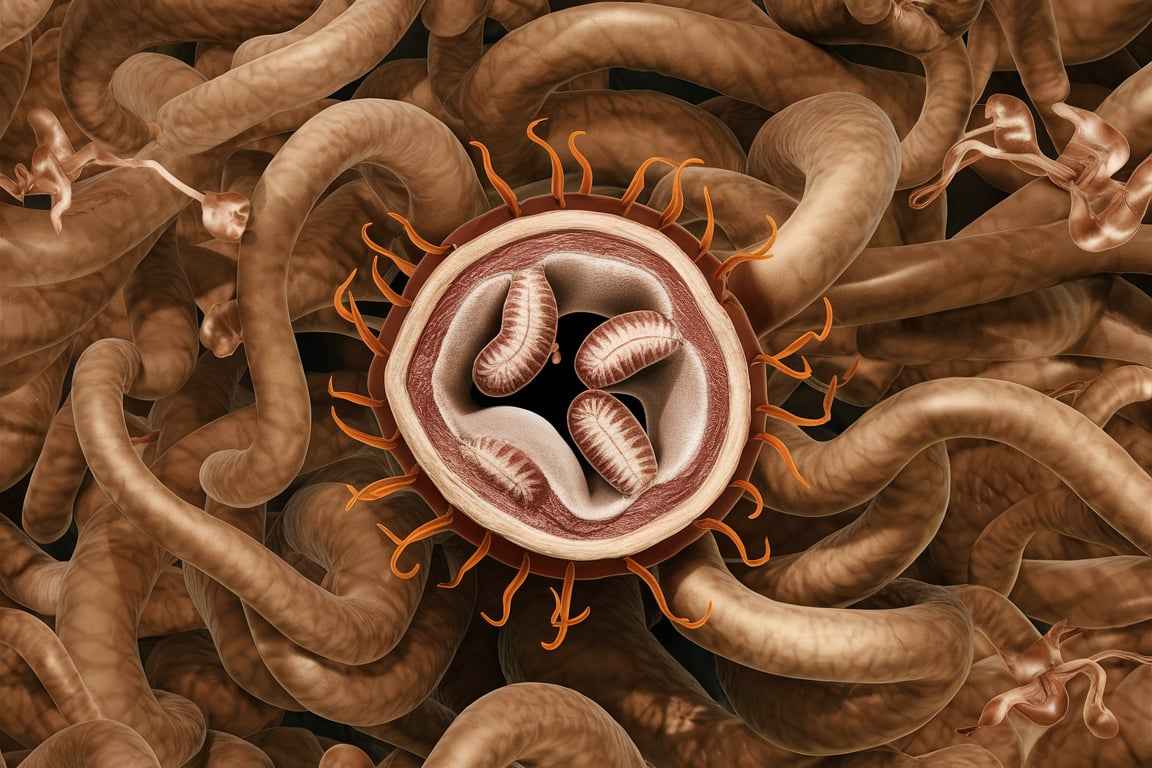 Echinococcus granulosus (Dog tapeworm)