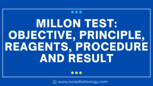 Millon test: Objective, Principle, Reagents, Procedure...