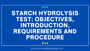 Starch hydrolysis test: objectives, introduction,...