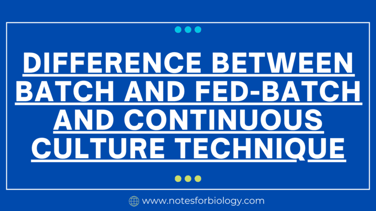 Batch And Fed Batch And Continuous Culture Technique Best