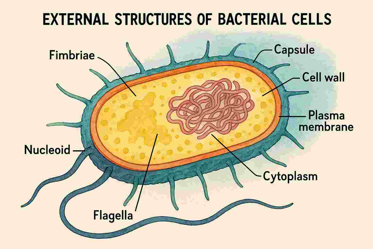 Bacterial Cell Structure And Function Best Biology Notes