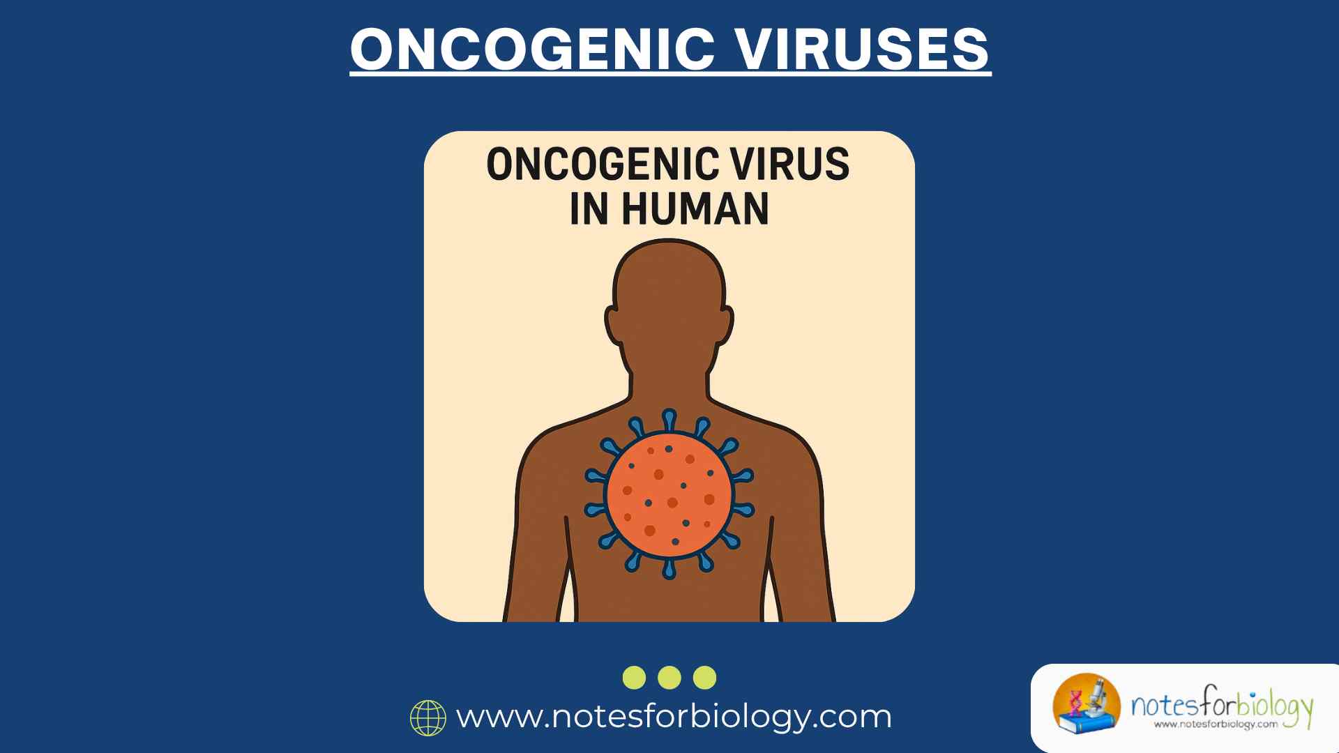 Oncogenic viruses - Best Biology Notes, Reference, Articles