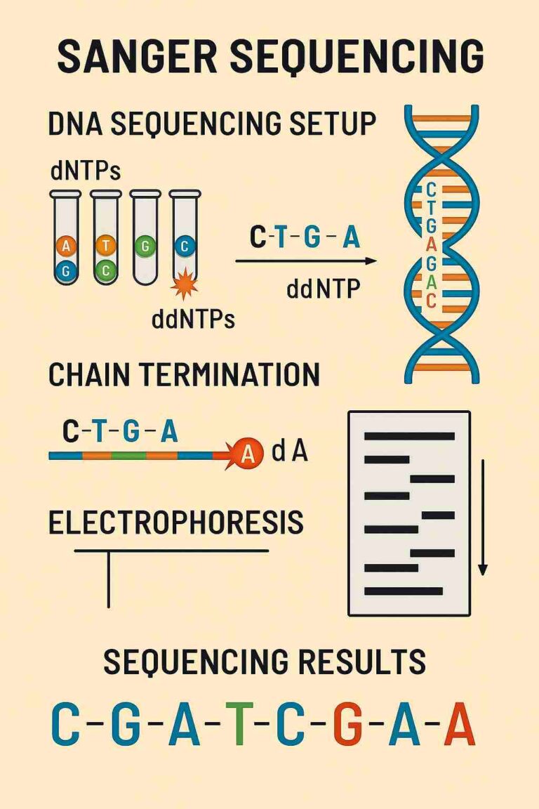 Sanger sequencing Method of gene - Best Biology Notes